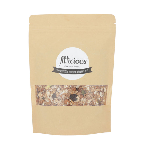 Cranberry Pistachio Granola 200gms – Fitlicious